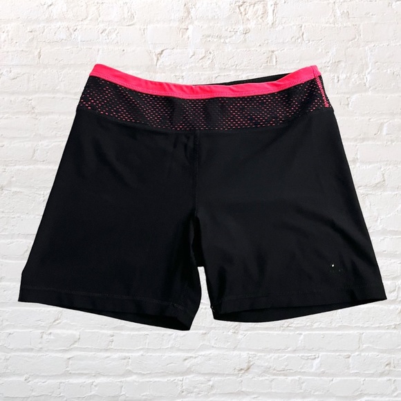 RBX | Shorts | Rbx Black Barbie Pink Laser Cut 45 Inseam Bike Shorts ...